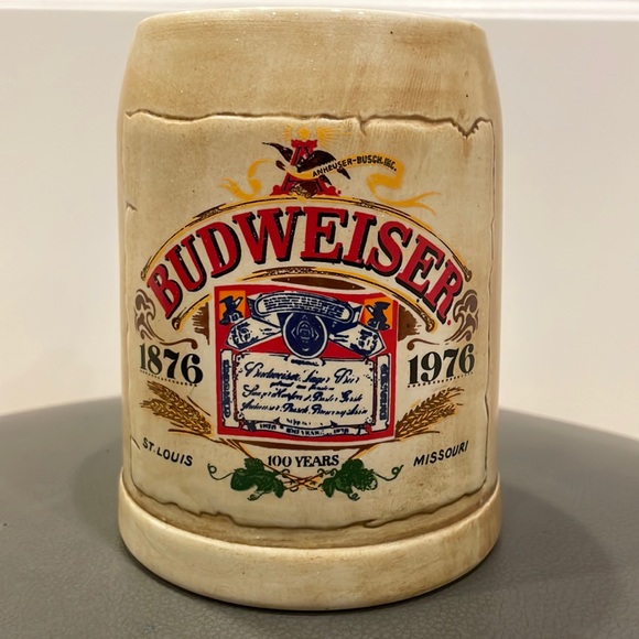 Anheuser Busch | Dining | Vintage Budweiser Ceramarte 8761976 ...